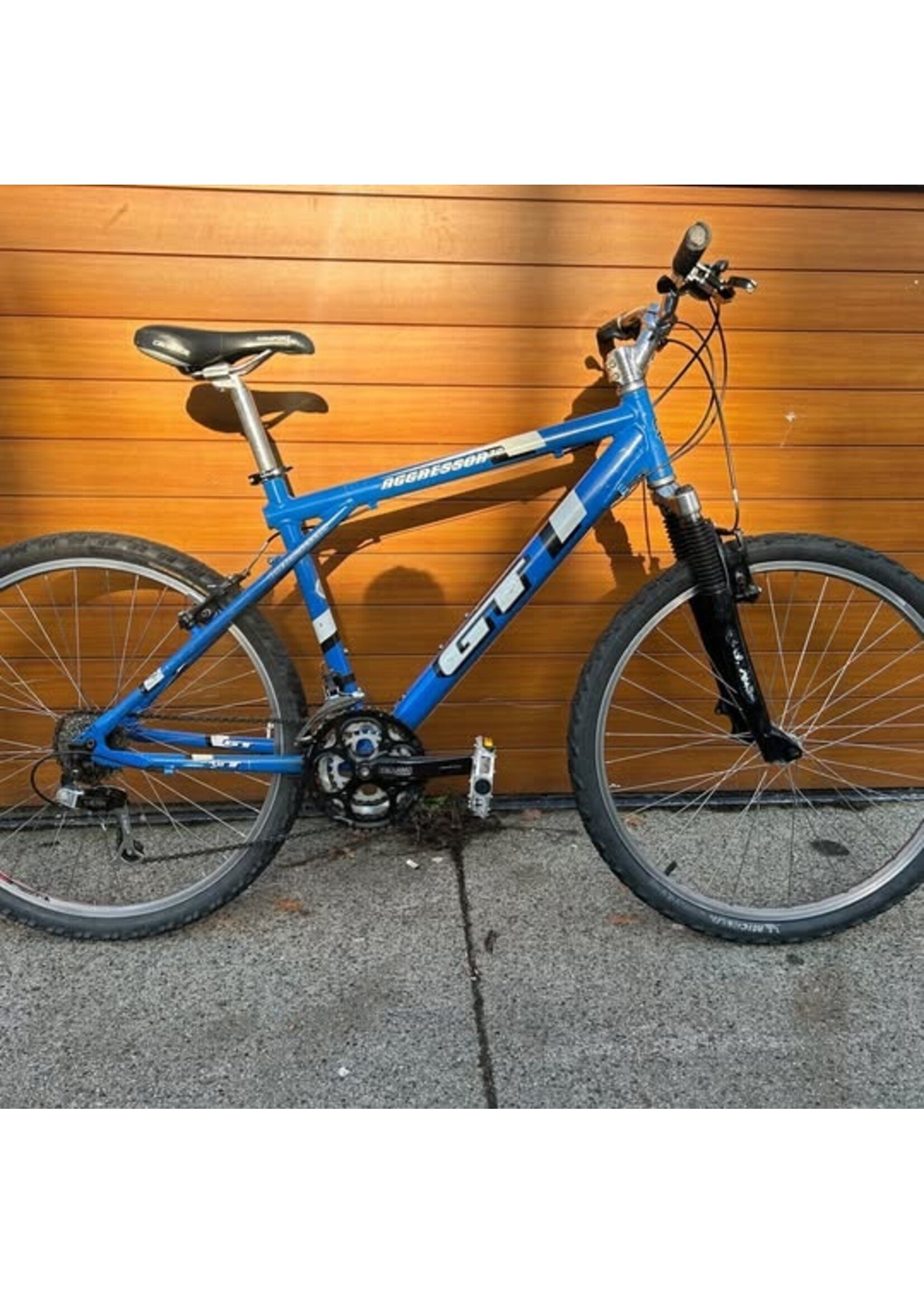 Used Bike GT AGGRESSOR 3.0 18" Blue - Ride On Bikes Inc
