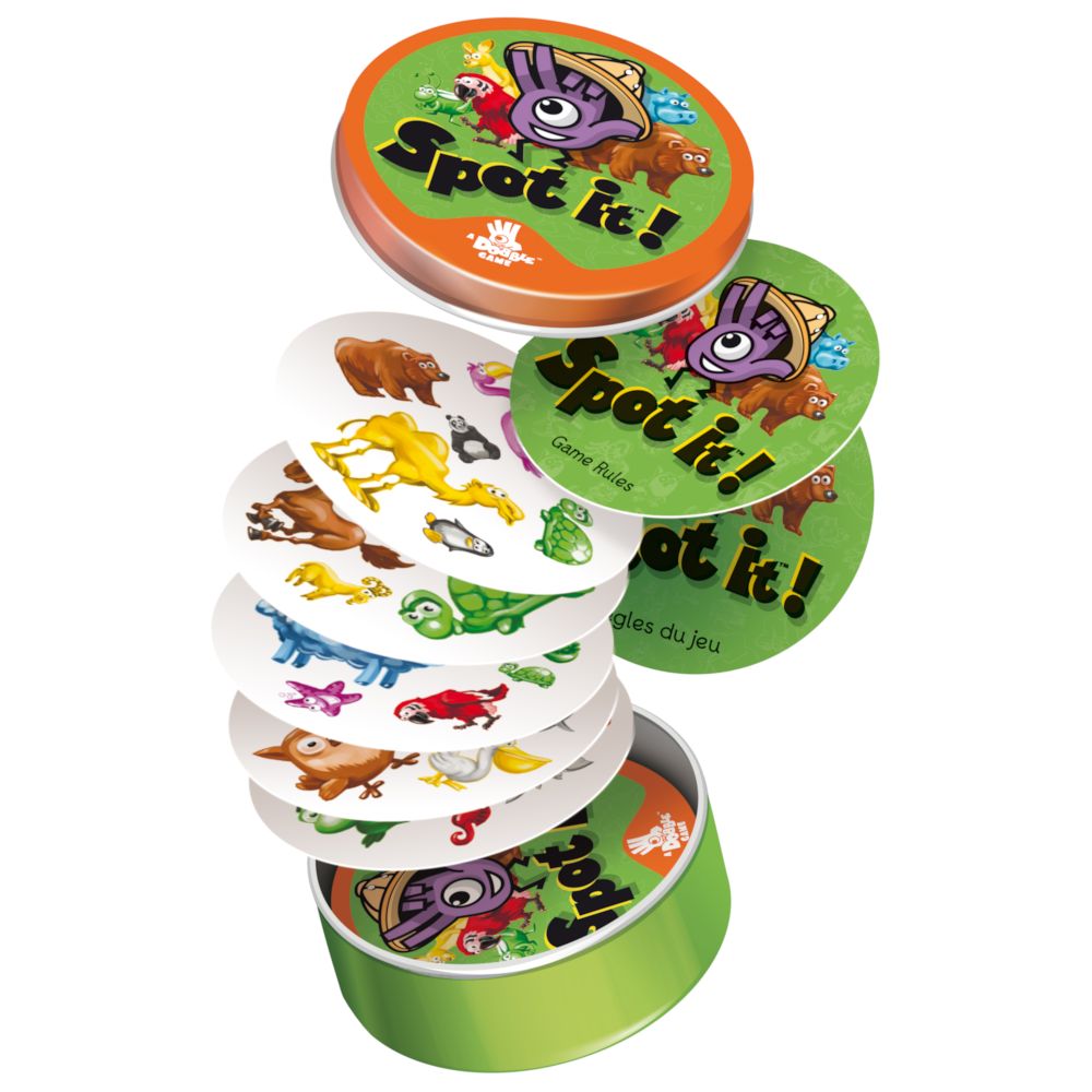 Spot It ! (Dobble) - Animals Jr. [multilingue] | Jeux de société ...