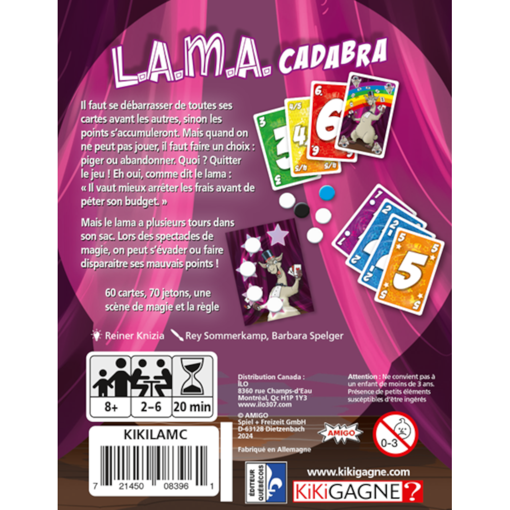 L.A.M.A Cadabra [français] | Jeux de société - Boutique La Revanche