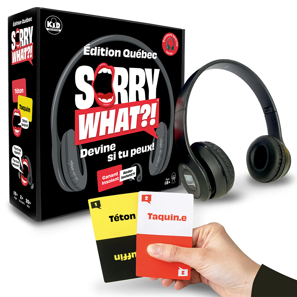 Sorry What?! (Édition Québec) [français] - Boutique La Revanche