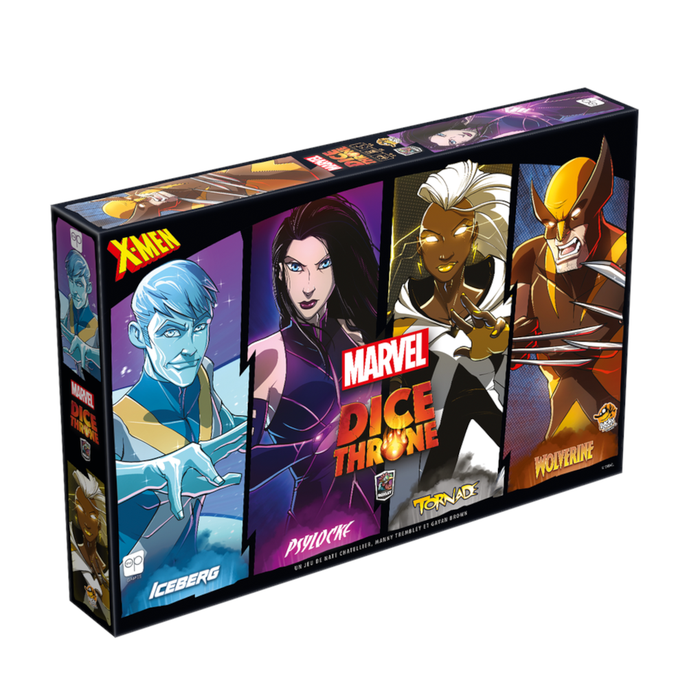 Marvel Dice Throne - X-Men (Ice Man & Wolverine) [français] - Boutique ...