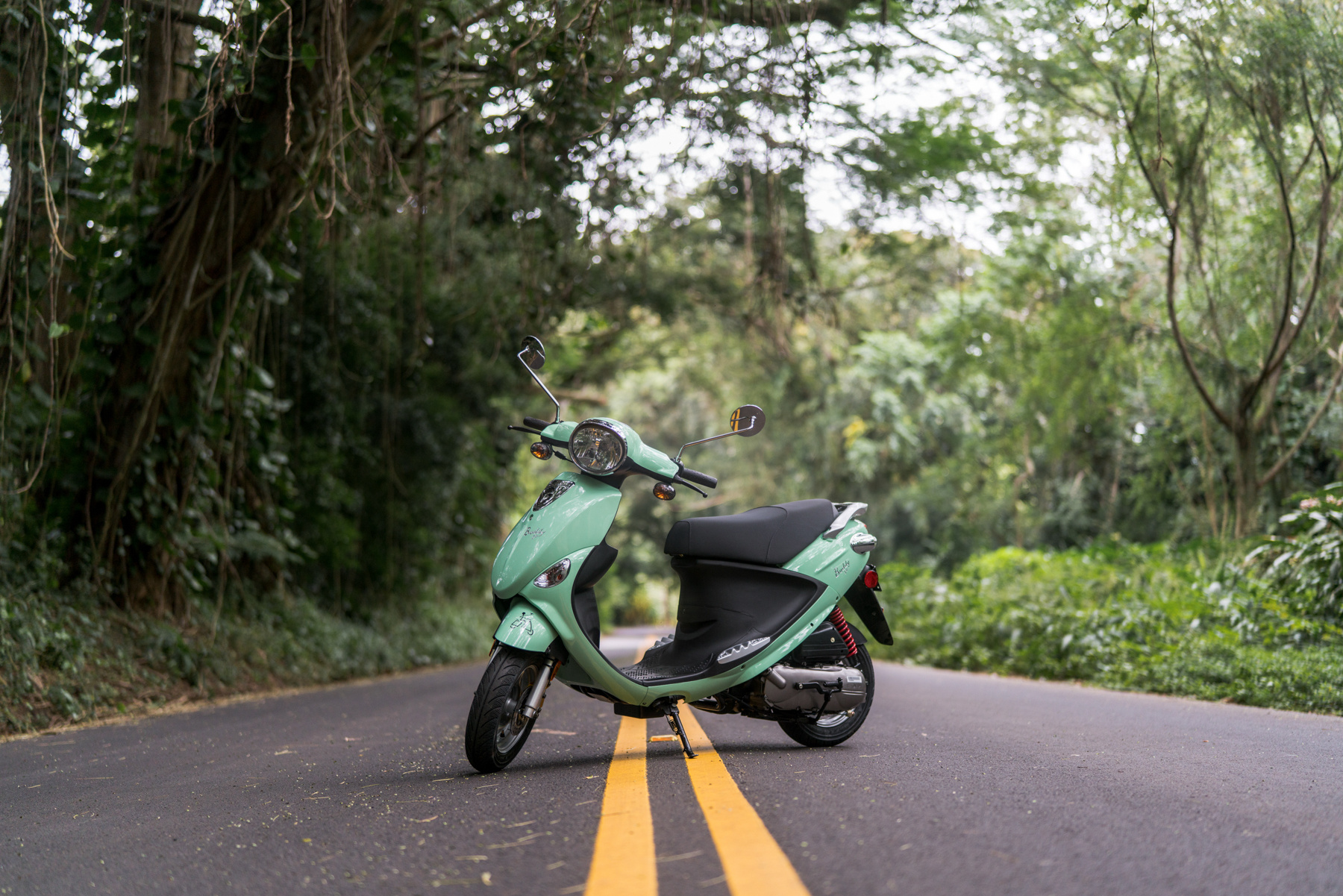 2024 Seafoam Genuine Buddy 50cc Moped - Hawaiian Style Sales