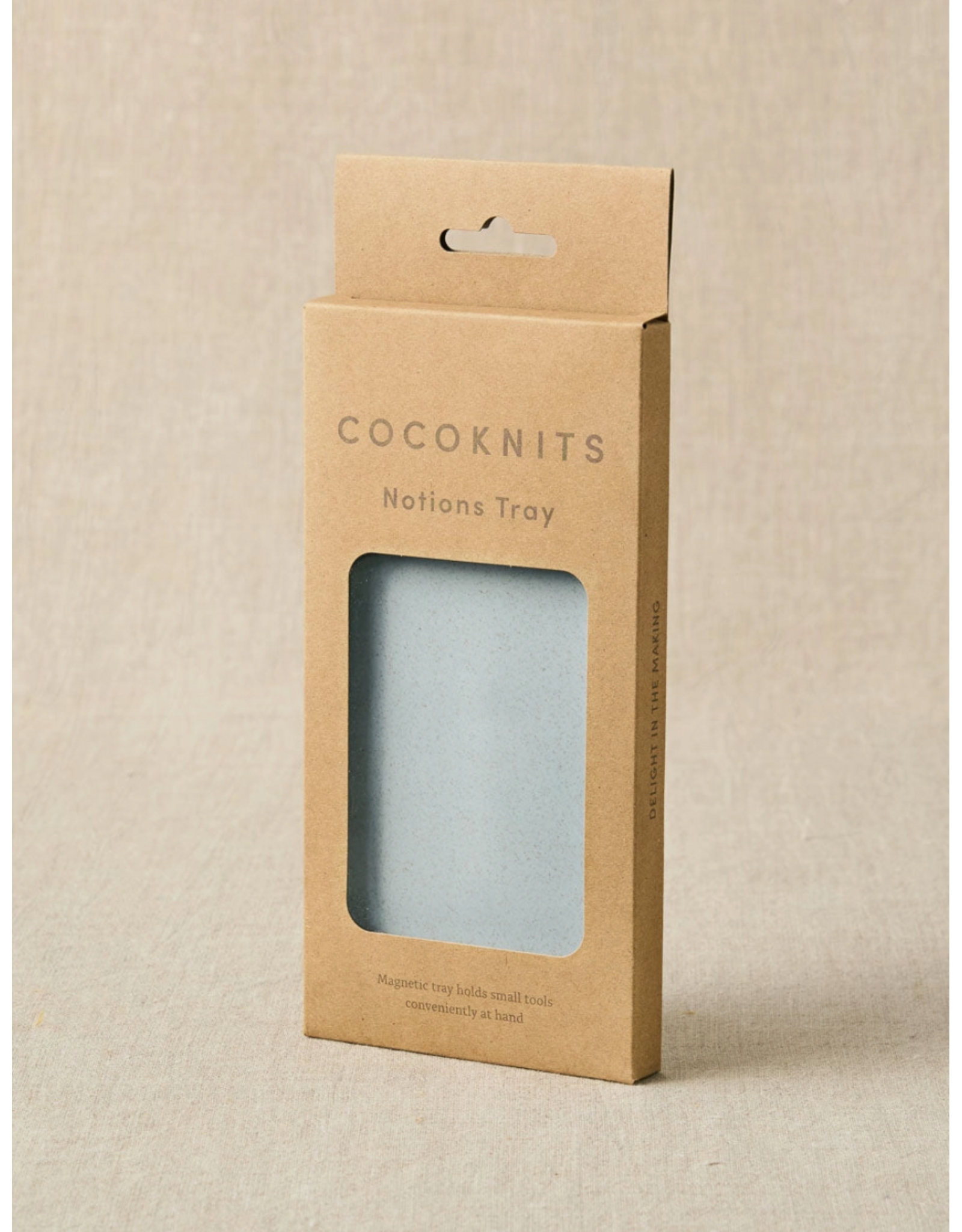 CocoKnits Knitter's Notions Tray - Fog - Argyle Yarn Shop