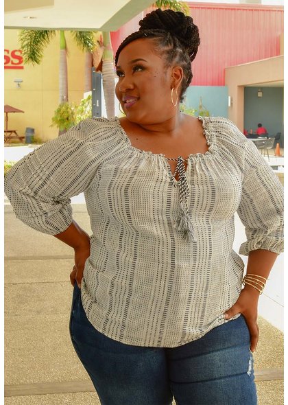 VINH- Solid Top with Cut Out Neck - Harmonygirl.com