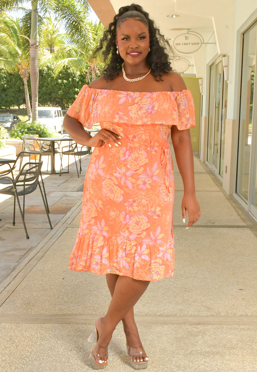 GEMMA- Pop Over Hi-Lo Dress with Band - Harmonygirl.com