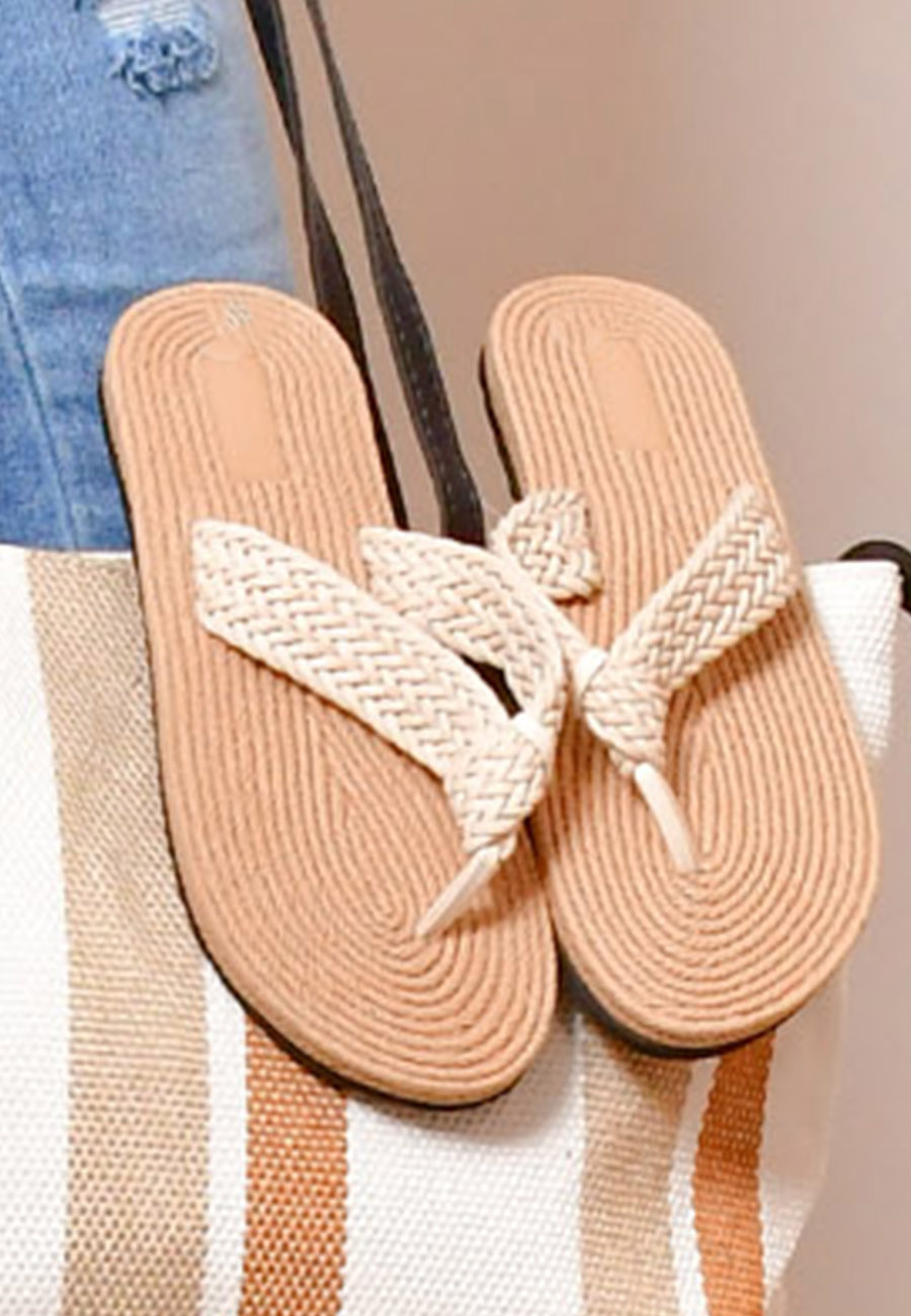 Woven Flip Flops - Harmonygirl.com