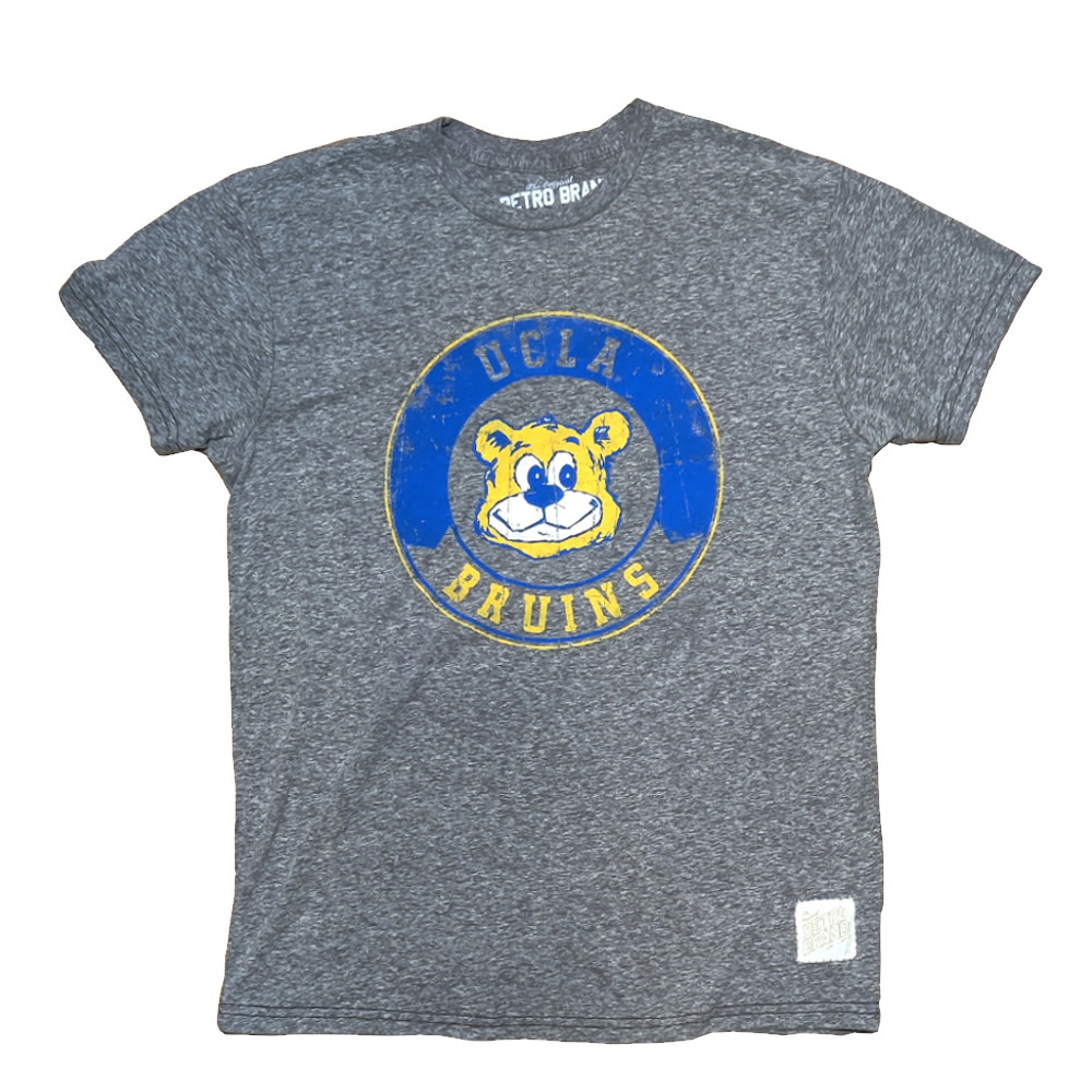 UCLA Bruins Retro Joe Bear GreyTee - Campus Store