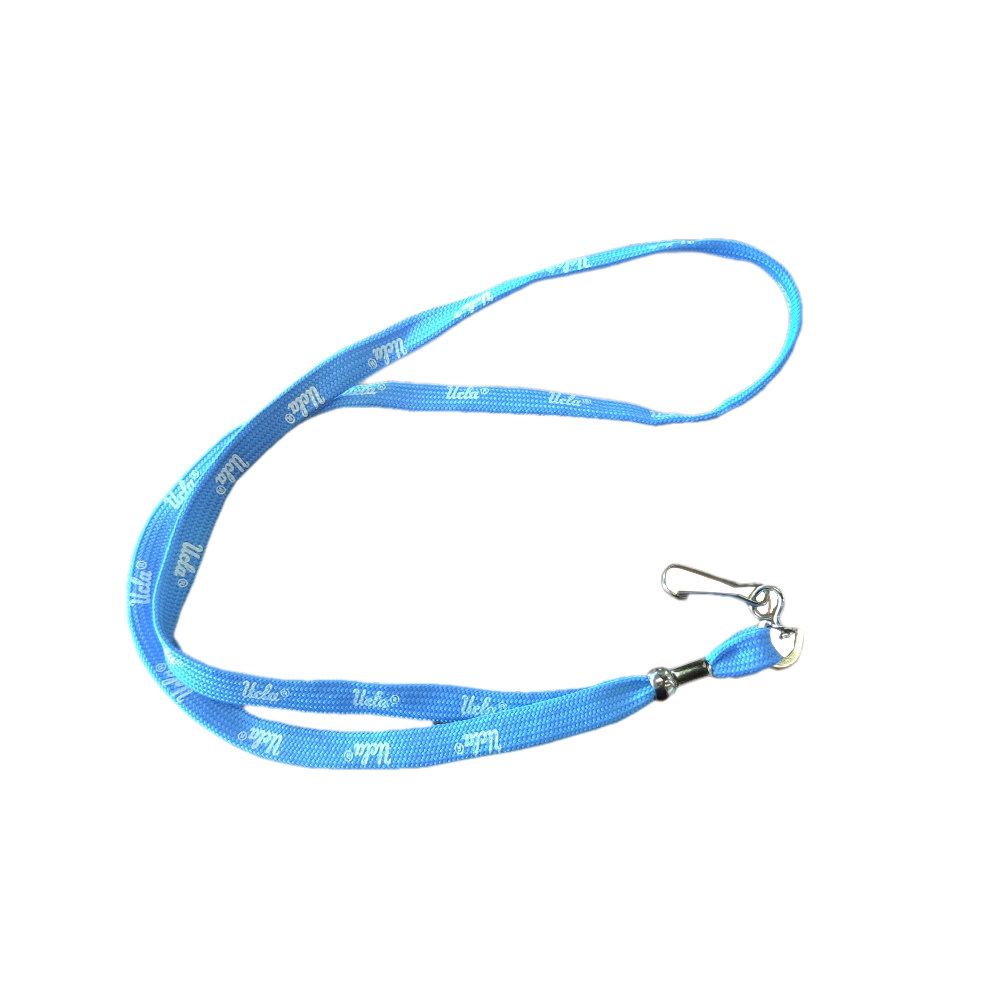UCLA Script 3/8 Lace Lanyard Sky Blue - Campus Store