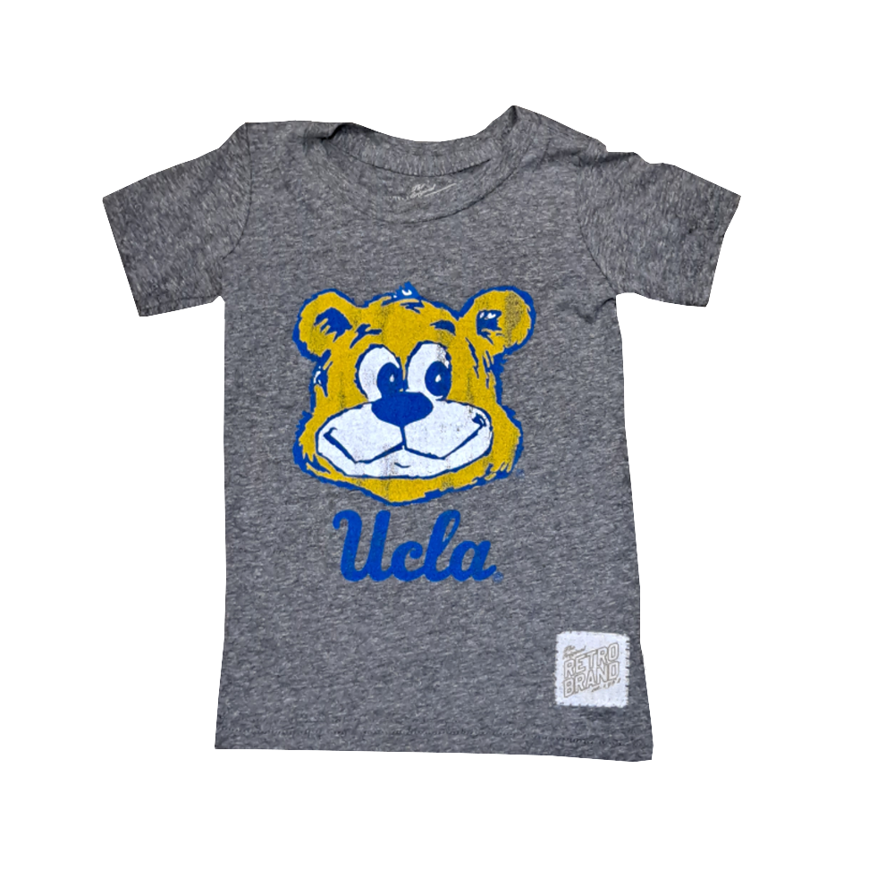 UCLA Retro Bear Head Script ToddlerTee - Campus Store