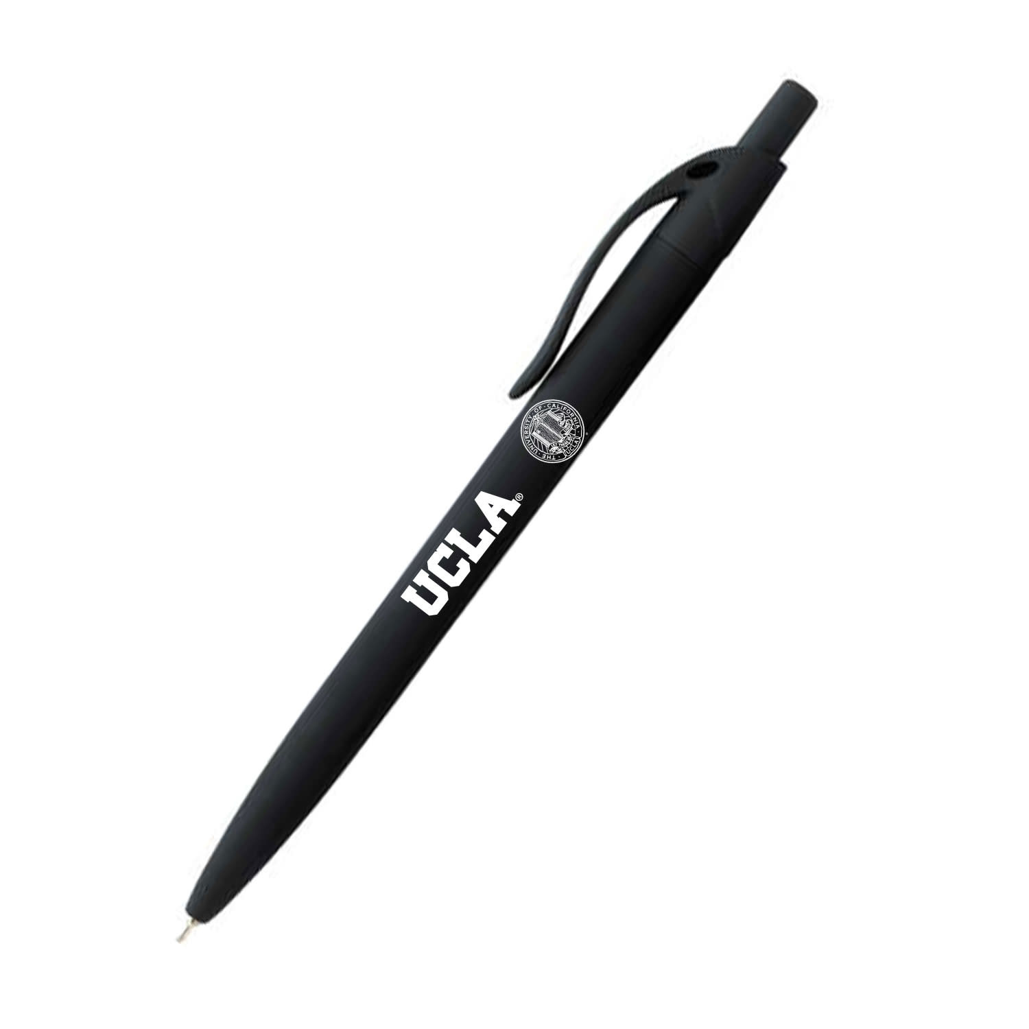 UCLA Seal Sleek Rubberized Pen Black - Campus Store