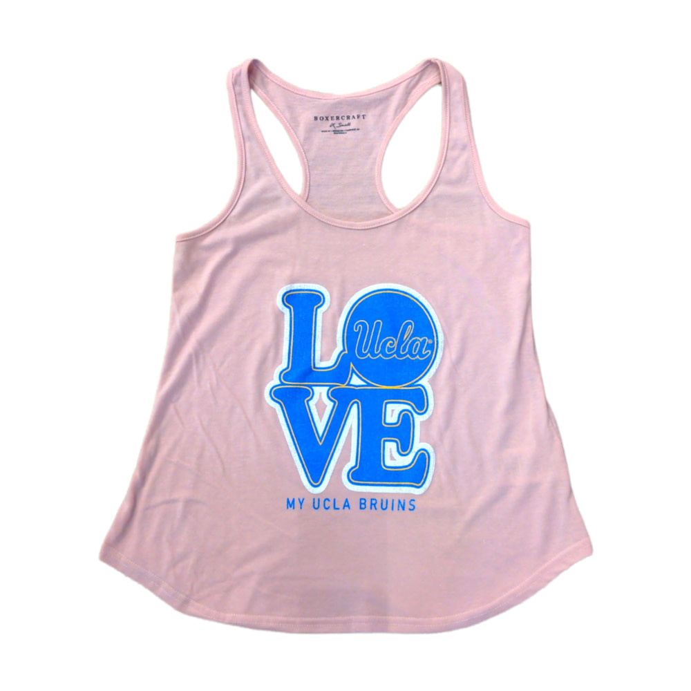 UCLA Love Raceback Blush Tank - Campus Store