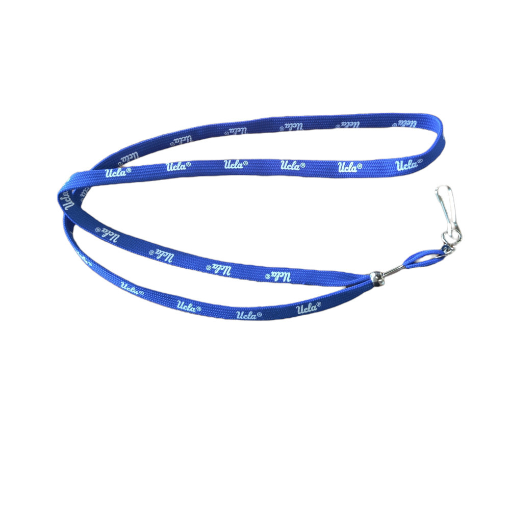 UCLA Script 3/8 Lace Lanyard Royal - Campus Store