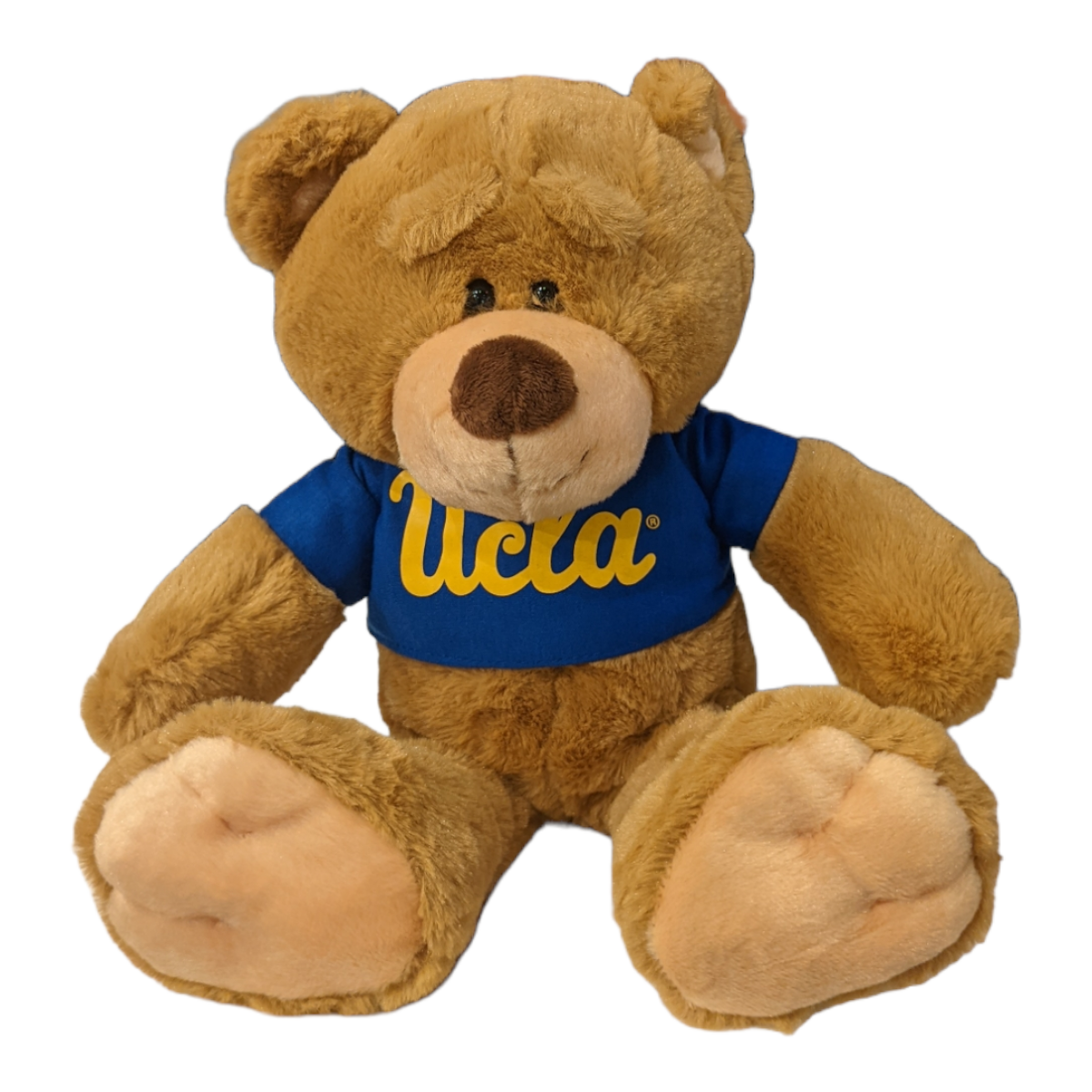 UCLA Script Fuzzy Wuzzy Tan Bear - Campus Store