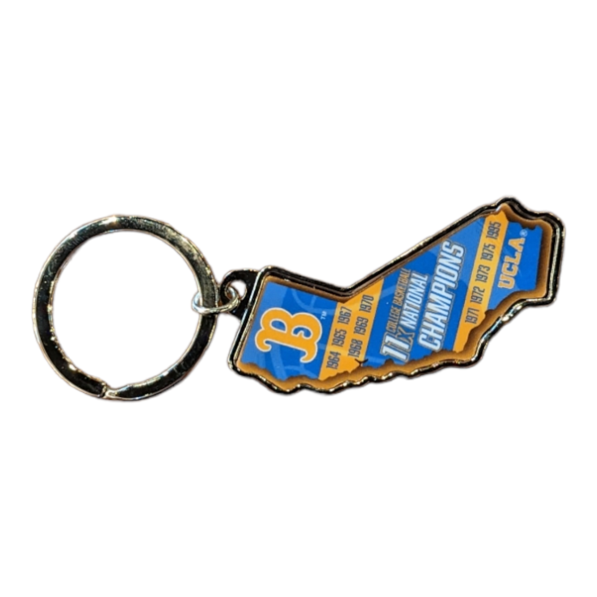 UCLA 11 Time College Basketball Champs Keychain - Campus Store