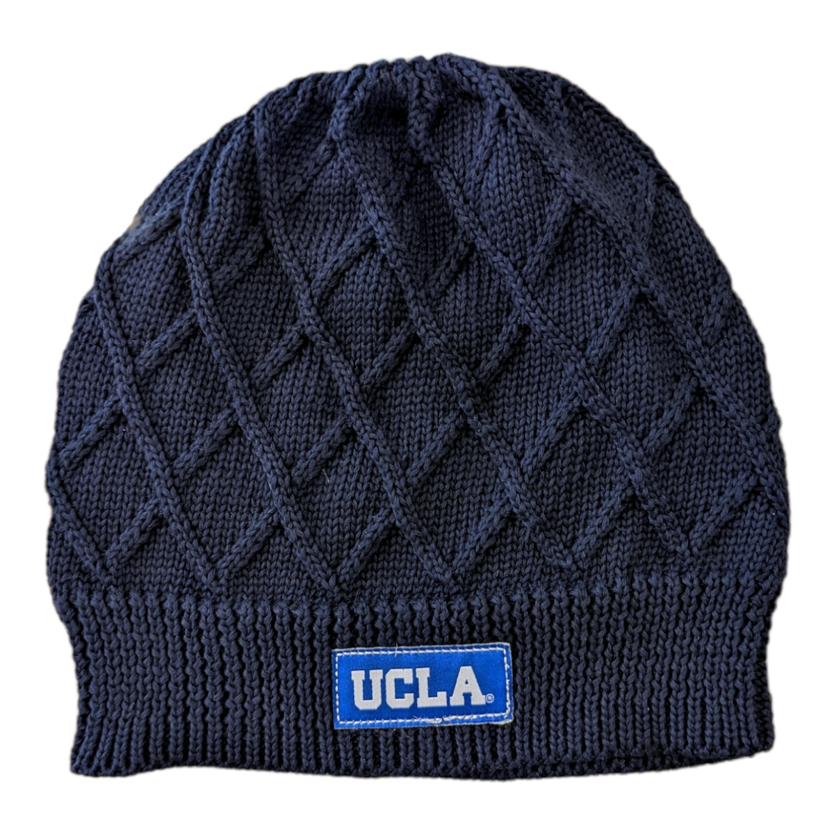 UCLA Block Knit Navy Beanie - Campus Store