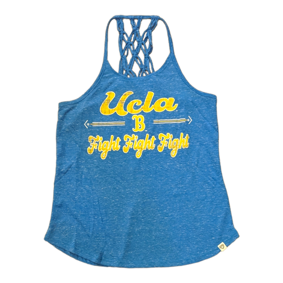 UCLA B Bruins Ladies Glenda Macrame Tank - Campus Store