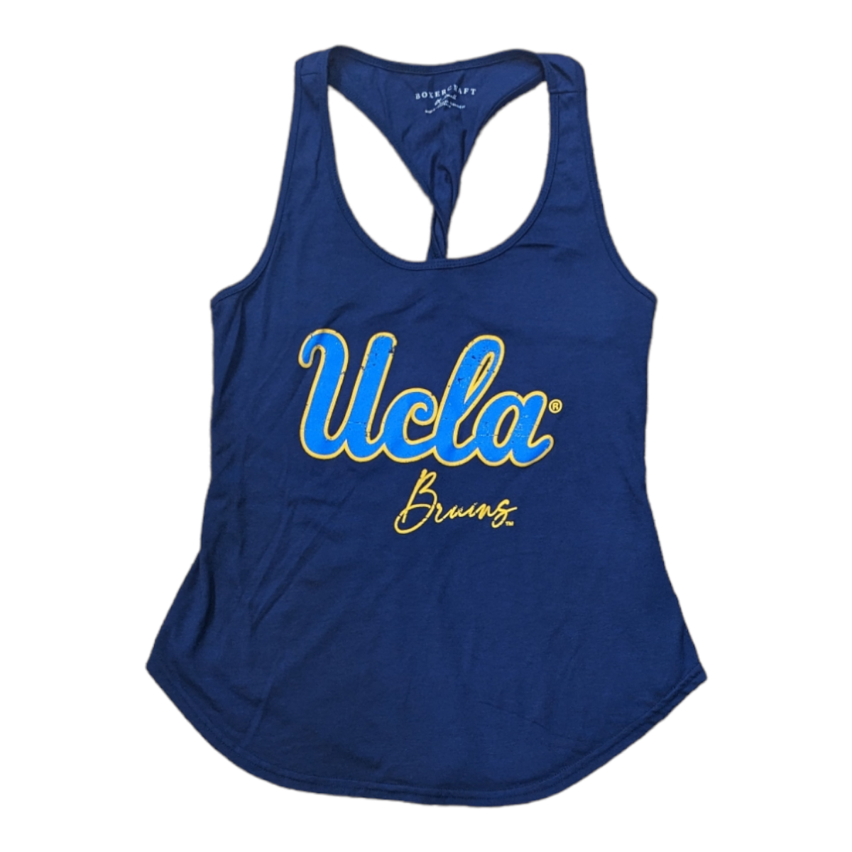 UCLA Bruins Ladies Twistback Tank Navy - Campus Store
