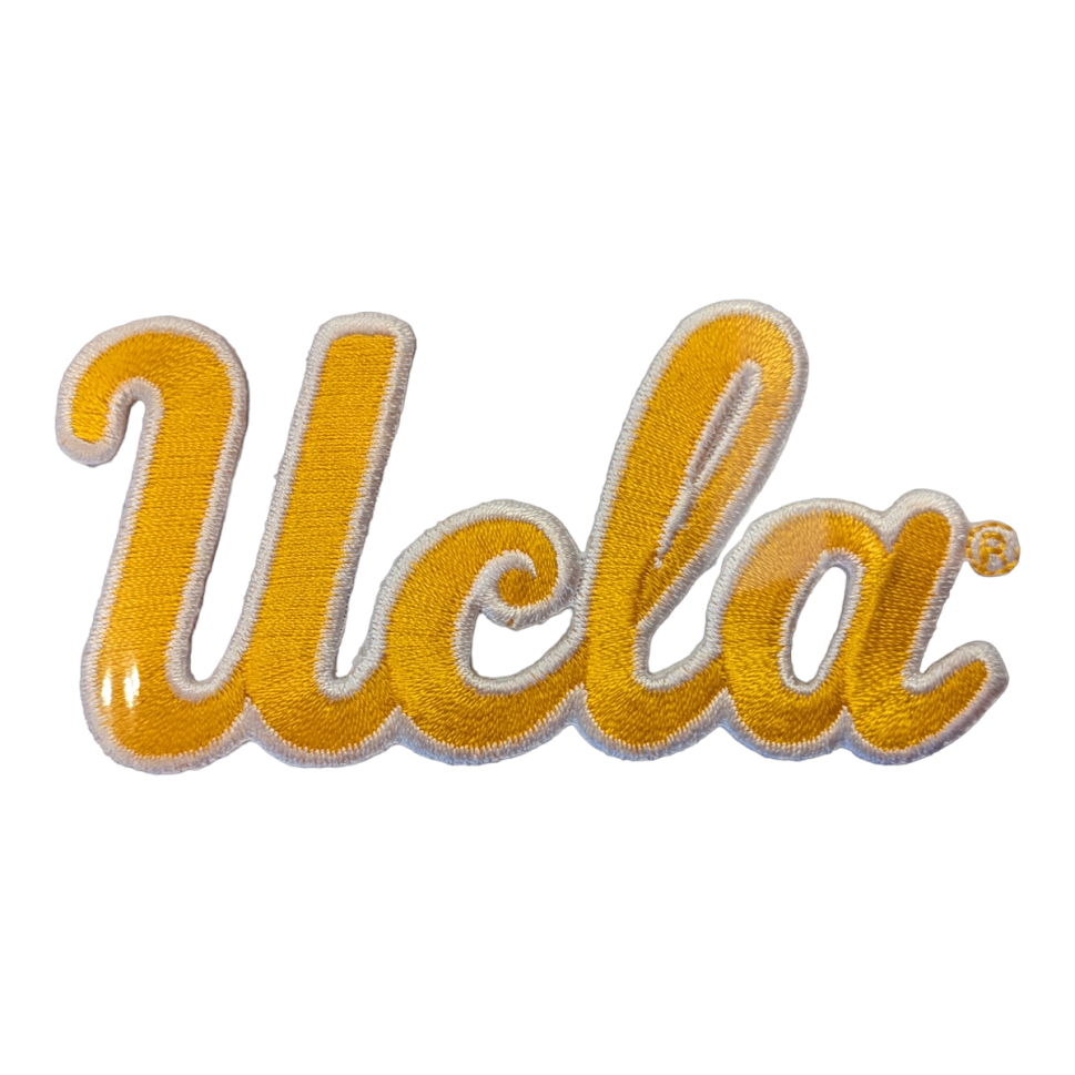 UCLA Script Yellow Embroadery Patch - Campus Store