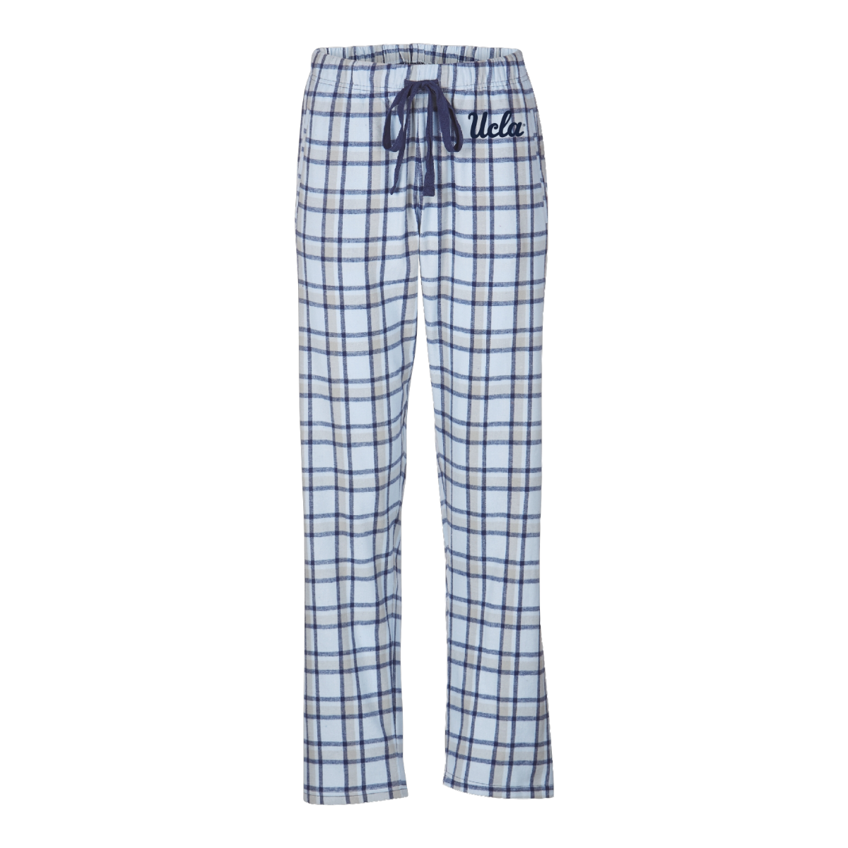 UCLA Adult Flannel Pant Light Blue Navy - Campus Store