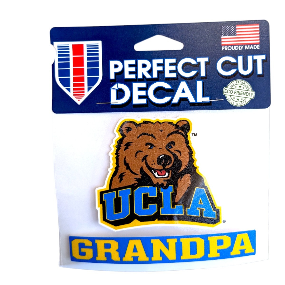 Bear UCLA Grandpa Perfect Cut Decal 4x5 - Campus Store