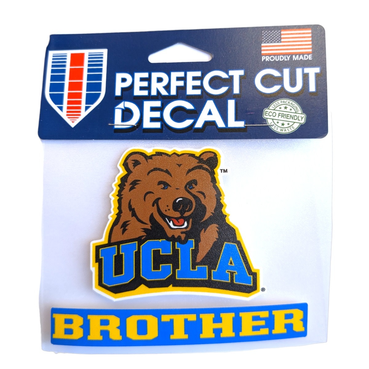 Bear UCLA Brother Perfect Cut Decal 4x5 - Campus Store