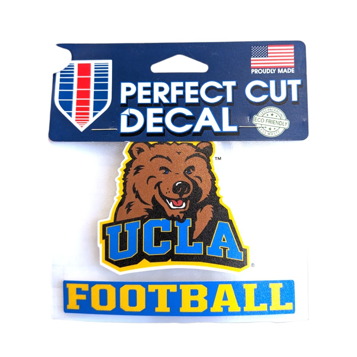 Bear UCLA Football Perfect Cut Decal 4x5 - Campus Store