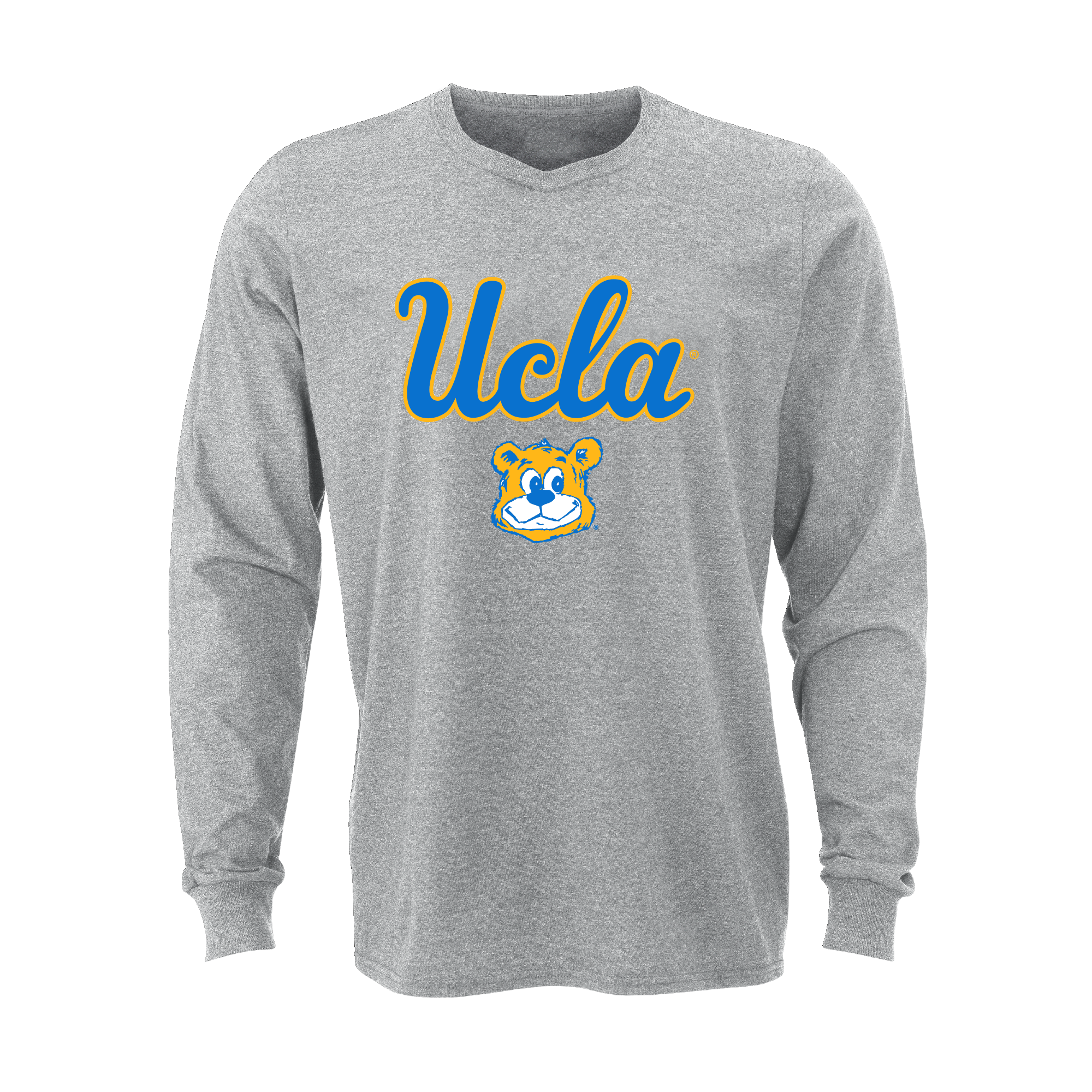 UCLA Script Retro Bear Oxford Long Sleeve - Campus Store