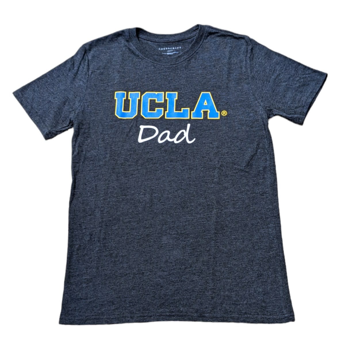 UCLA Dad Basic Crew Neck Charcoal Tee - Campus Store