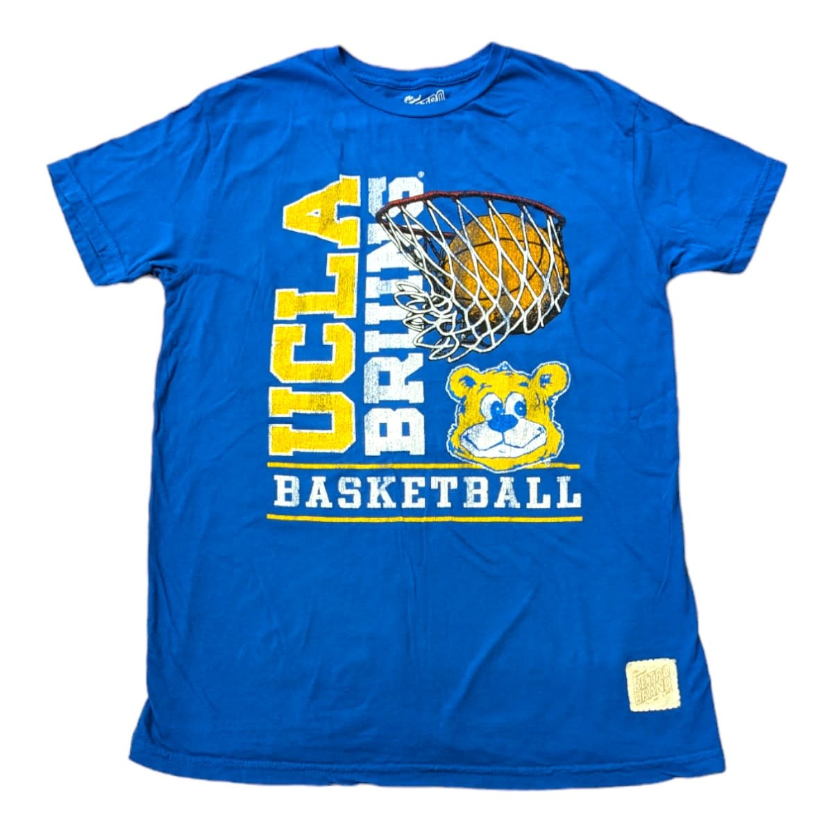 UCLA Retro Basketball Vintage Royal Tee | eBay