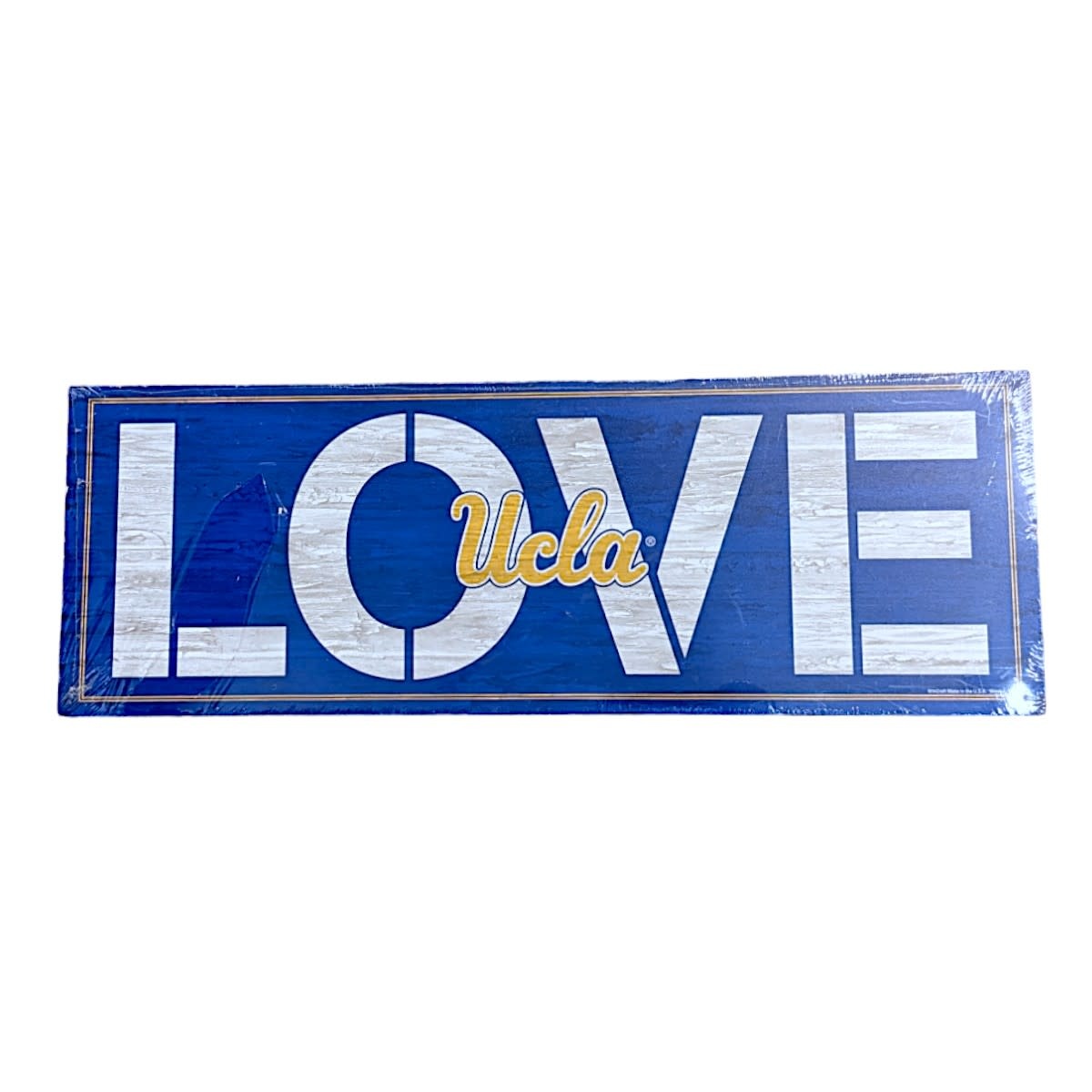 UCLA Script LOVE 8X23 Sign - Campus Store