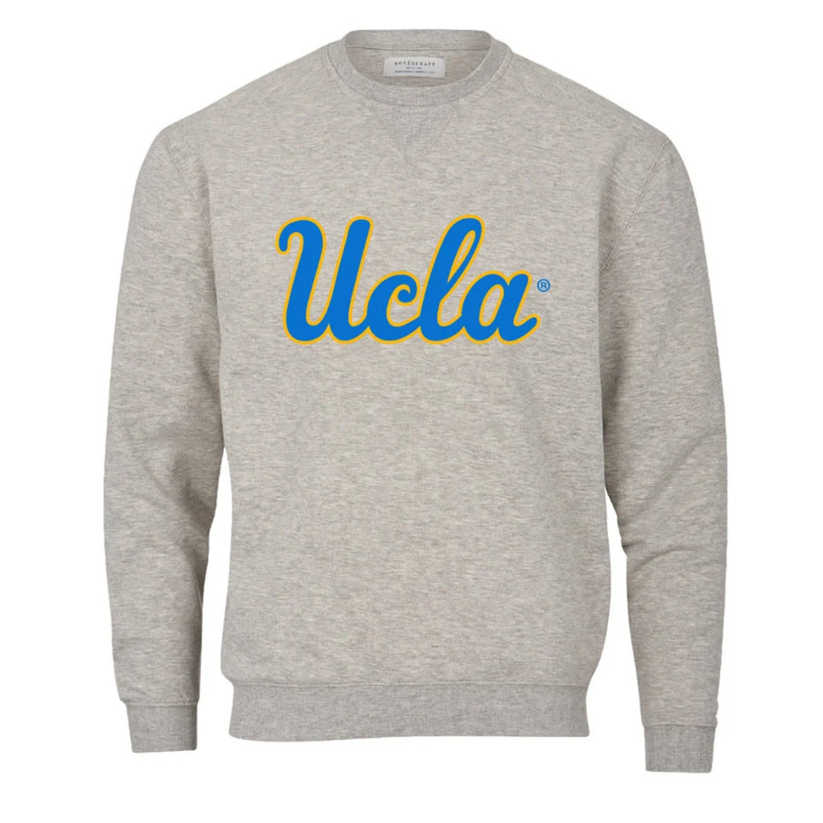 UCLA Script Fleece CrewNeck Oxford - Campus Store