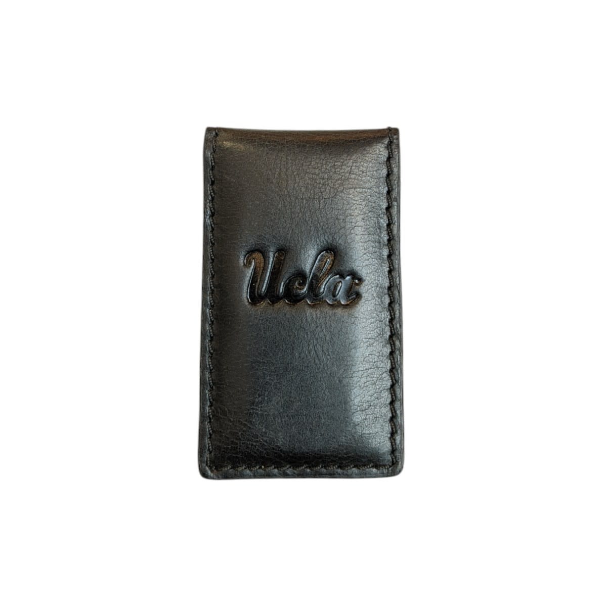 UCLA Script Zulu Leather Money Clip - Campus Store