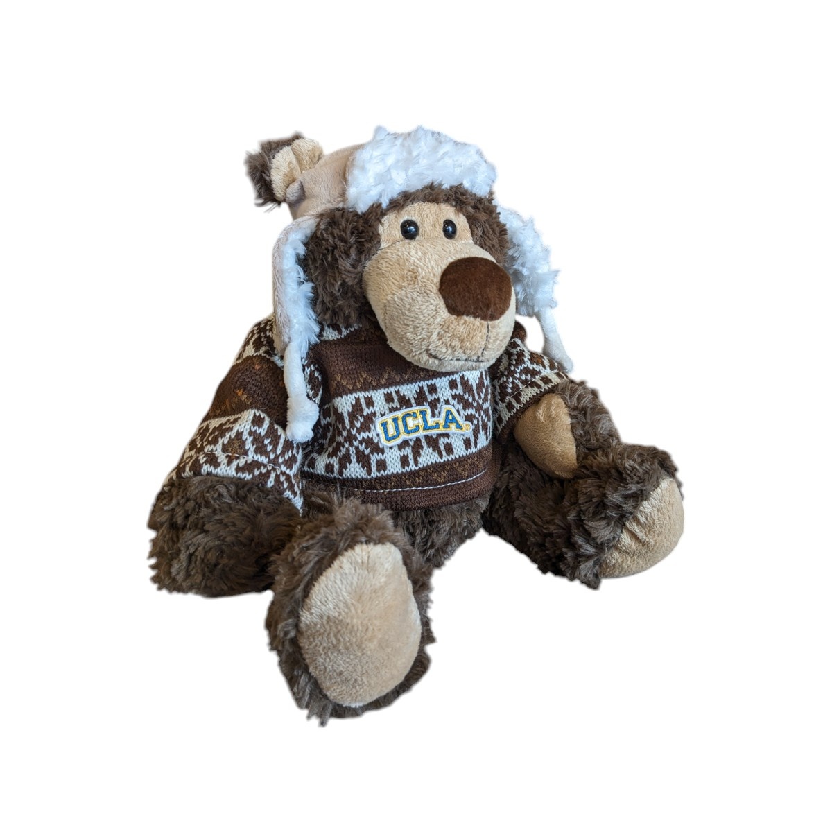 UCLA Cozie Sweater Big Brown Bear - Campus Store