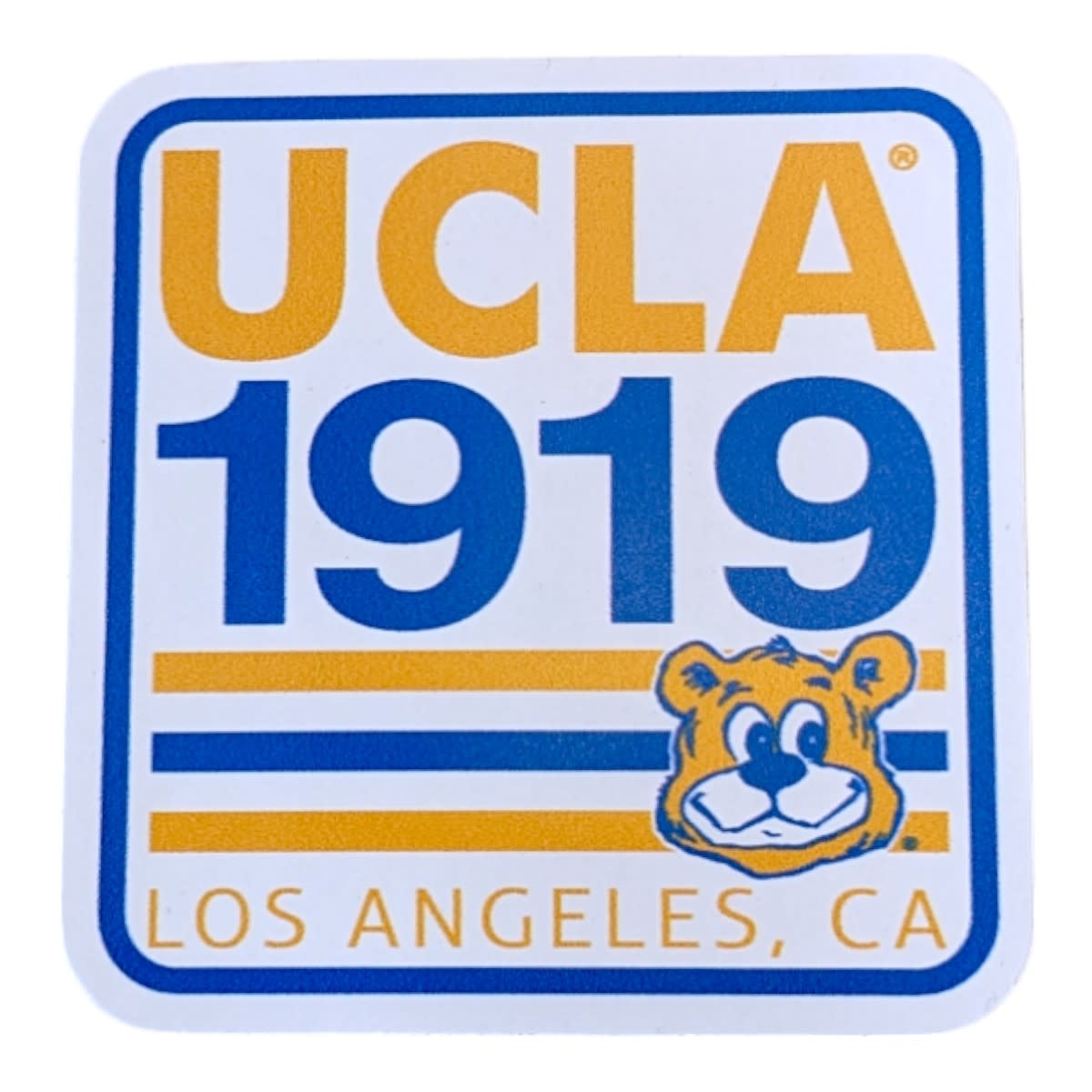 UCLA 1919 Sign sticker 3X3 - Campus Store