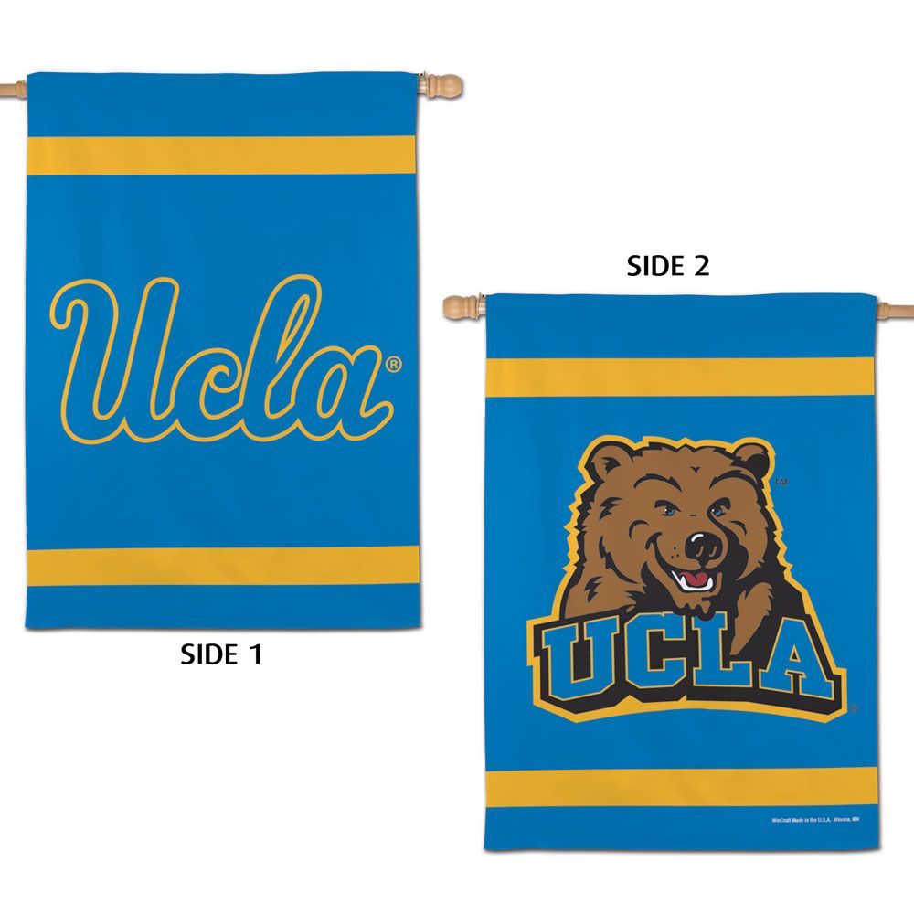 WINCRAFT UCLA PREMIER 2 SIDED FLAG 28X40 UCLA Script and Bear Logo ...