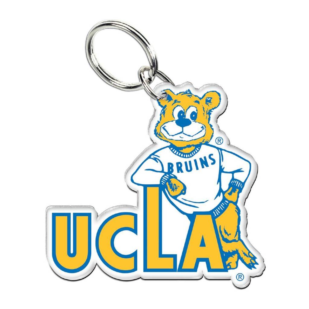 Acrylic Keyring Bear Leaning On The UCLA - Campus Store