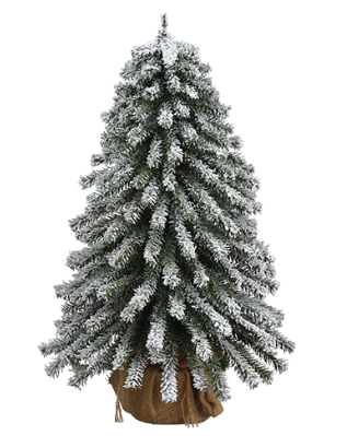 24" Snow Pine Tree - All Seasons Floral & Gifts