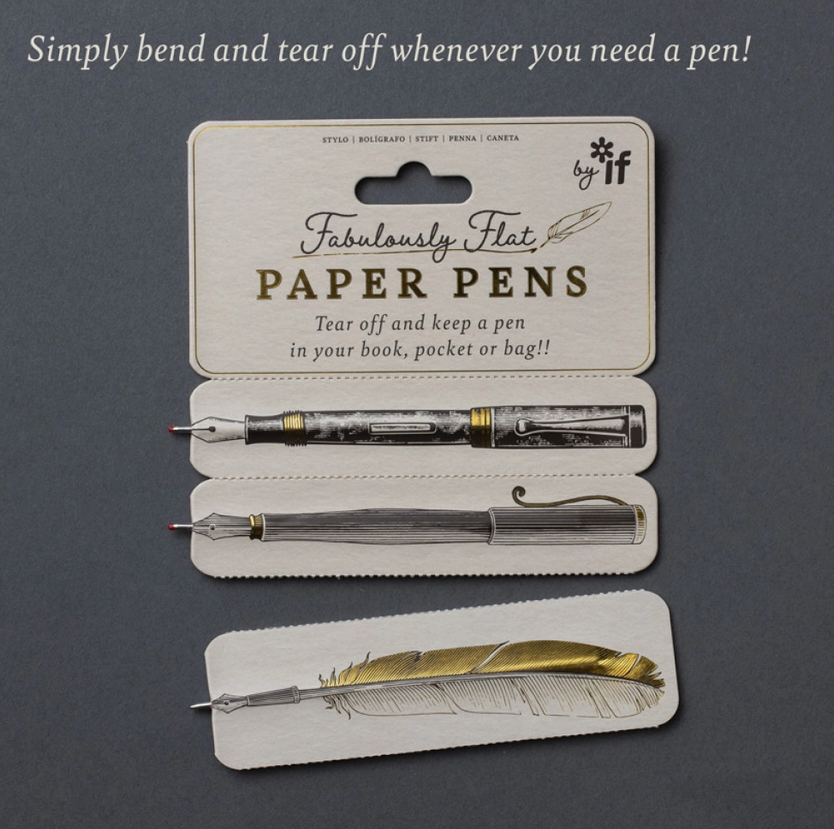 Flat Paper Pens - All Seasons Floral & Gifts