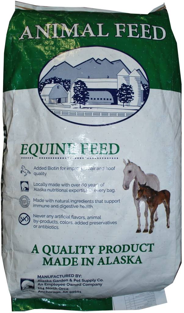 Old Timer Horse Ration 50lb AMF - Wagon Wheel