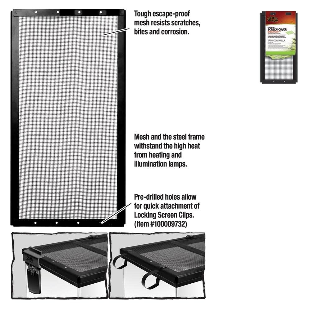 Zilla Fresh Air Screen Cover 12X6 - Wagon Wheel