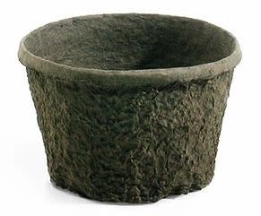 Western Pulp 8"X6" Round Pot 1.04Gal - Wagon Wheel