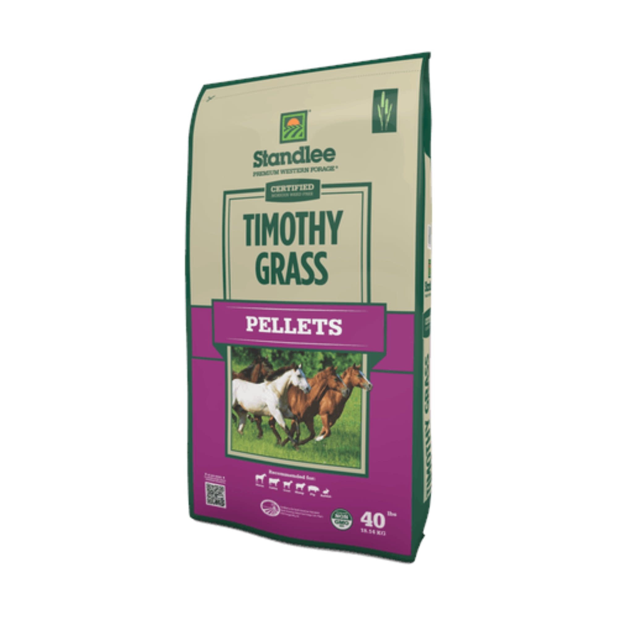 Standlee STANDLEE PREMIUM CERTIFIED TIMOTHY PELLETS 40lbs - Wagon Wheel