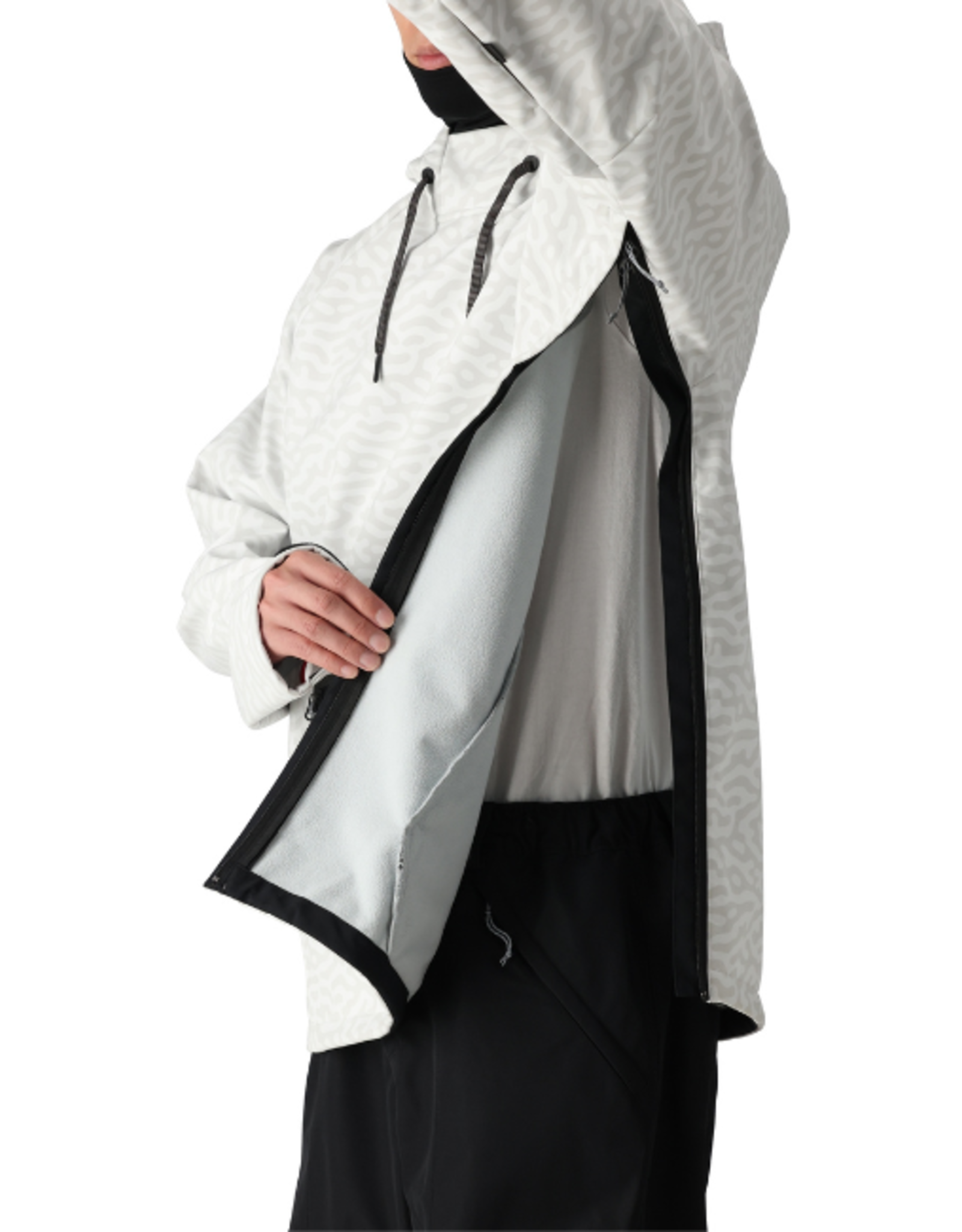 686 - WP HYPERCHROMIC PO HOODY WHITE HAZE - Boarderline Skateshop