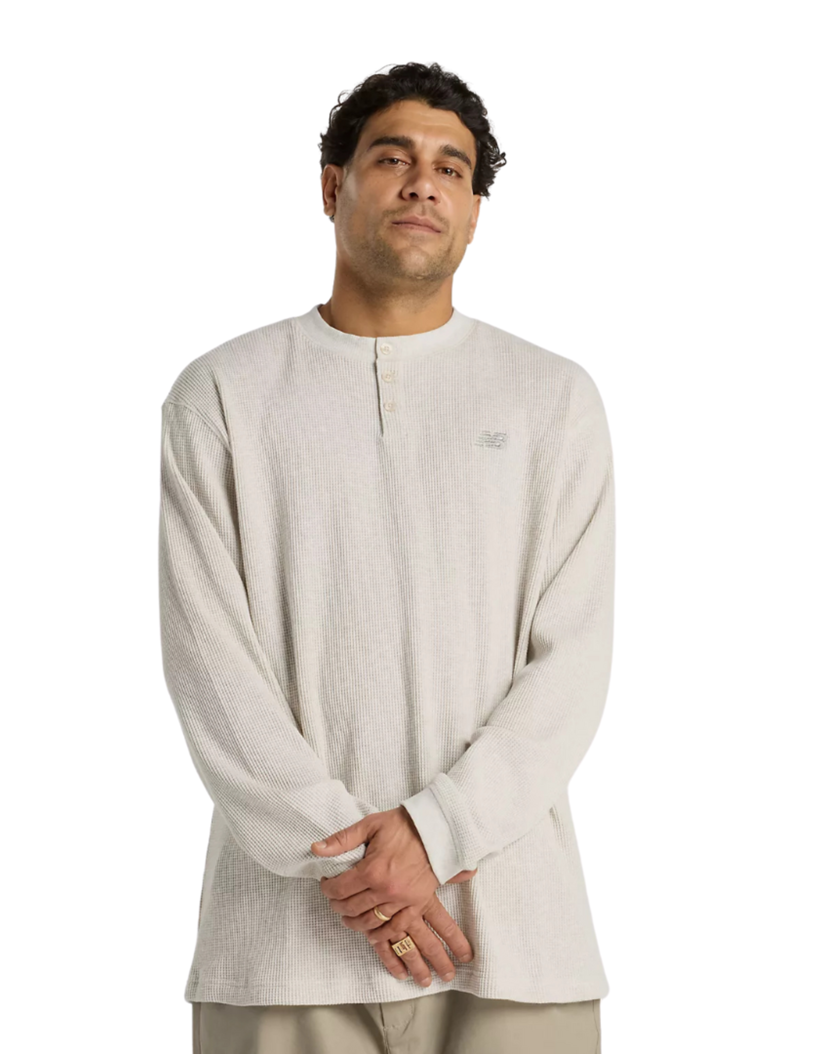 NEW BALANCE - WAFFLE KNIT L/S HENLEY - OTH - Boarderline Skateshop