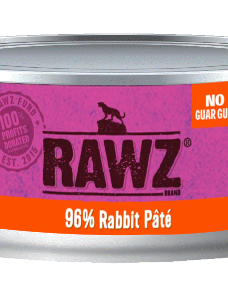 Rawz Cat 96% Rabbit Pate 5.5oz - Molly's Healthy Pet Food Market