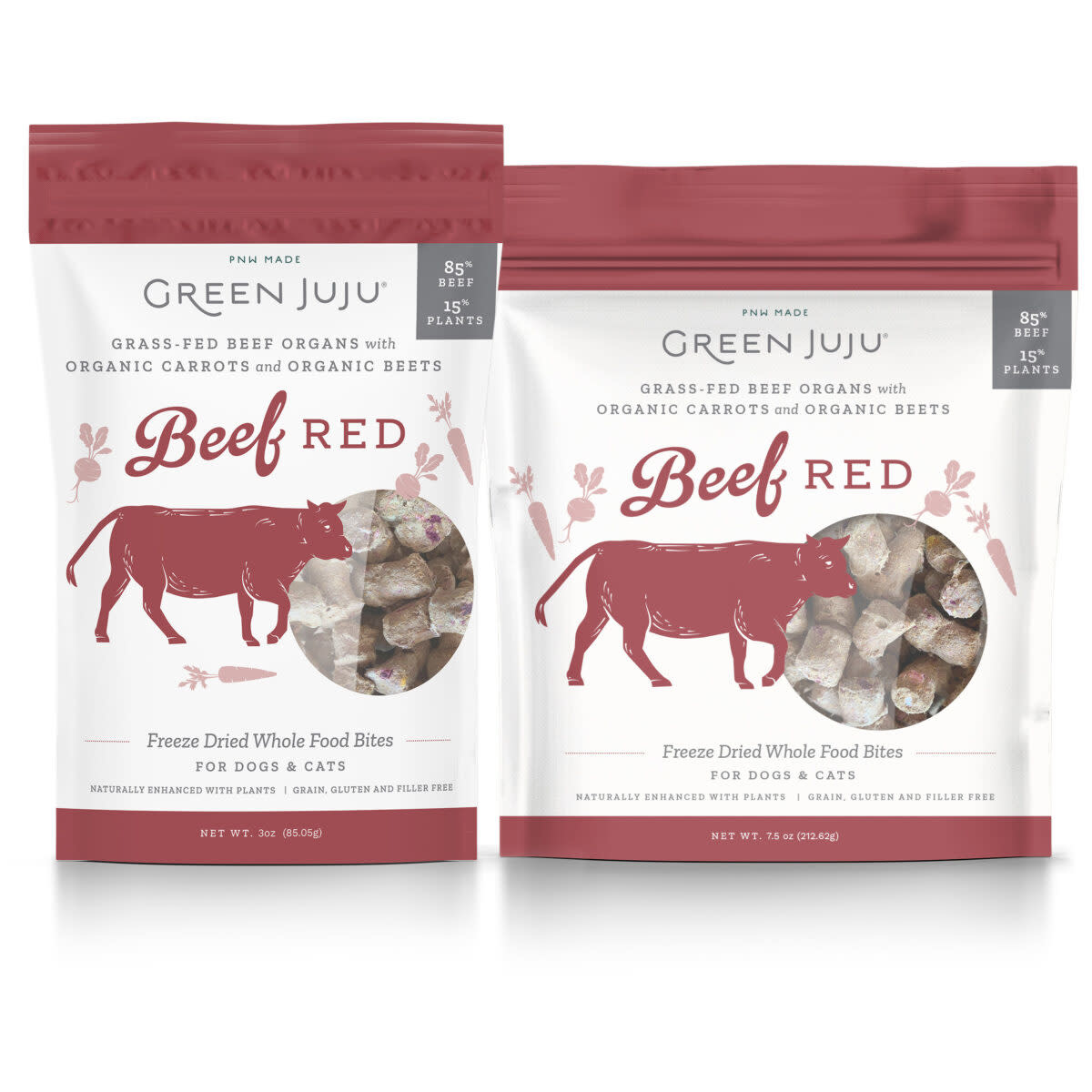 Green Juju Beef Freeze-Dried Treat - Molly's Healthy Pet Food Market
