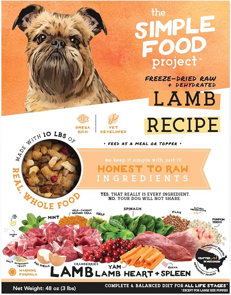 Simple Food Project Lamb - Molly's Healthy Pet Food Market