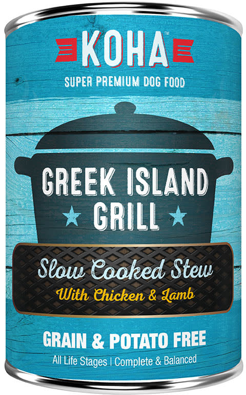 KOHA Greek Island Grill Chicken Lamb Dog Can 12.7oz - St Petersbark