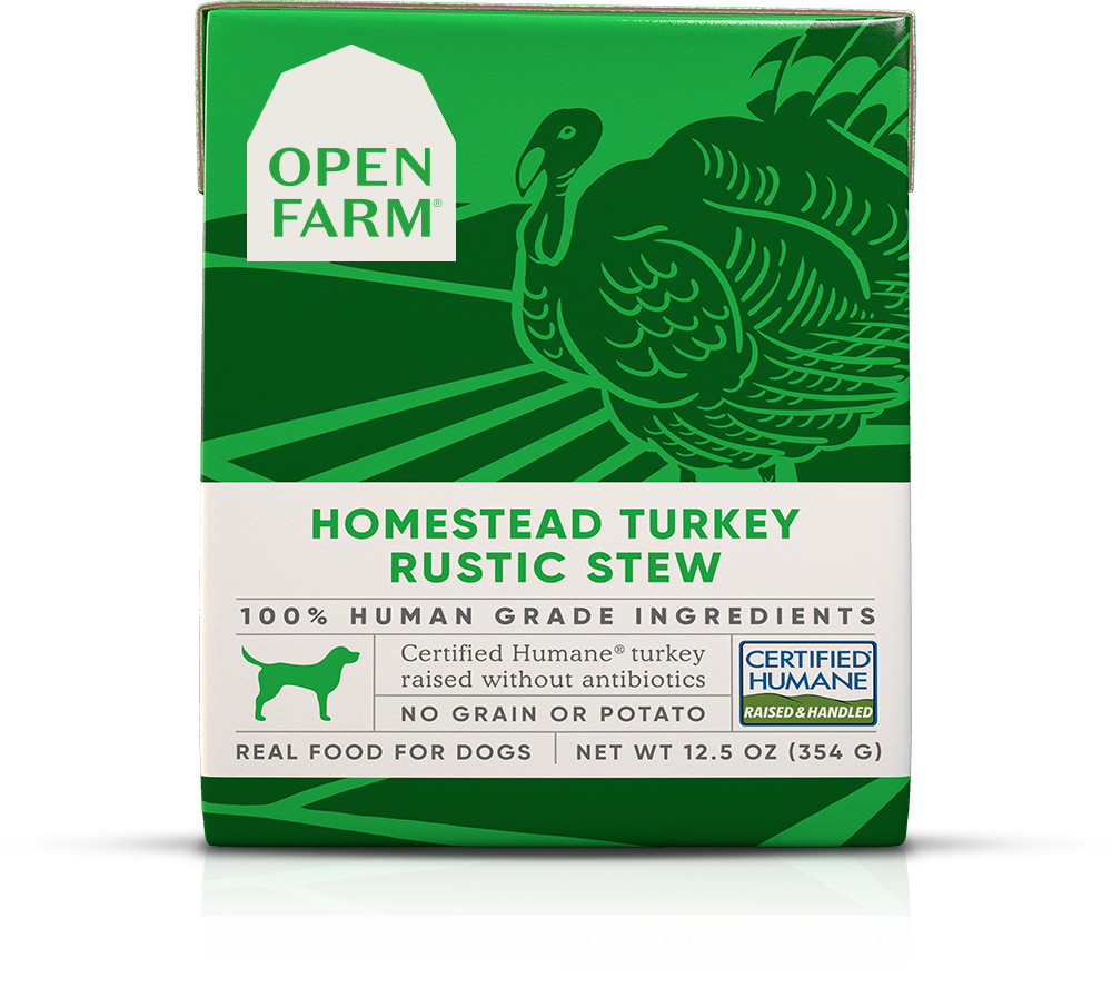 OPEN FARM Turkey Rustic Stew Can DOG 12.5oz - St Petersbark, LLC