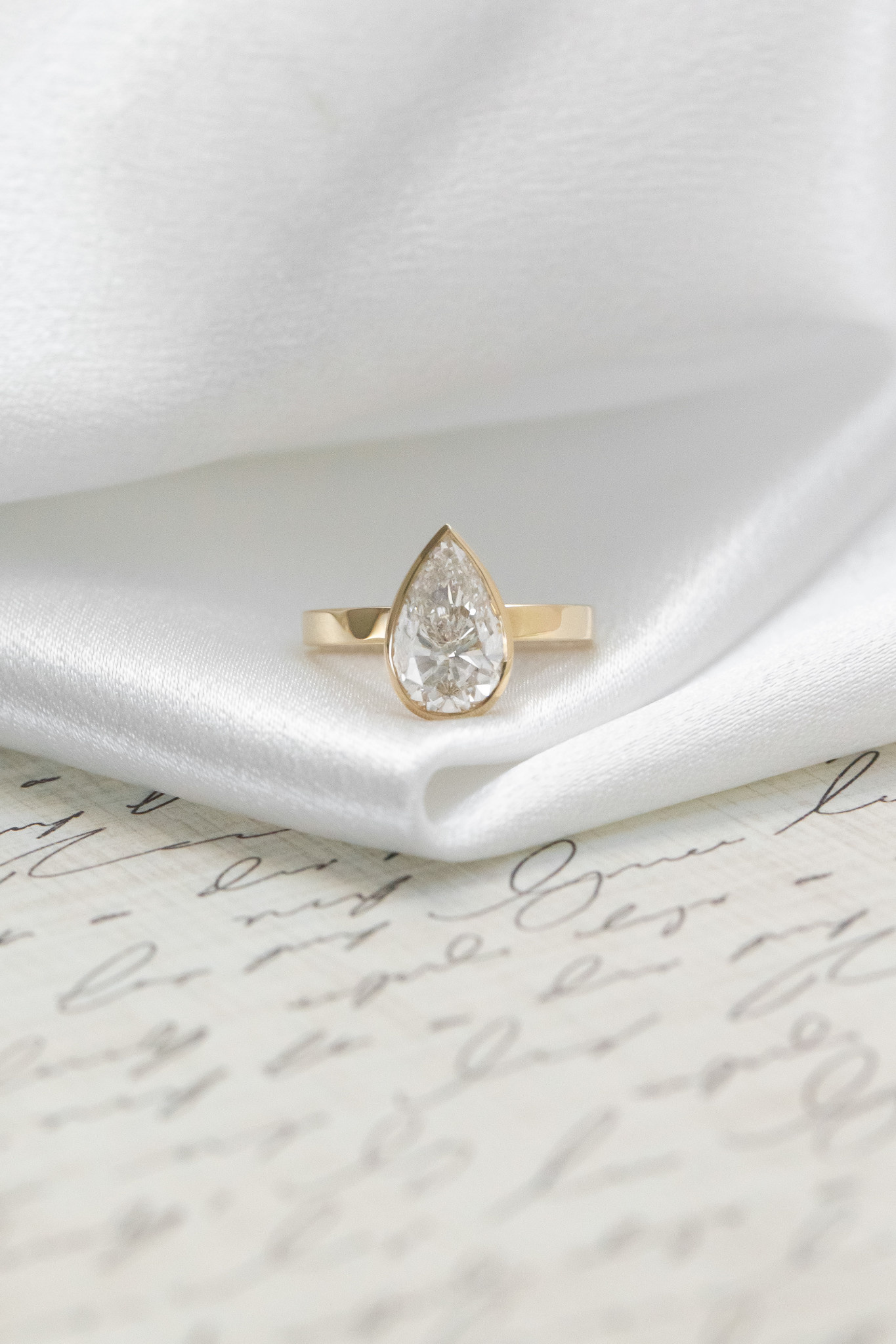 The Elena 2.50 ct Pear Lab Grown Diamond Solitaire - Sarah O.